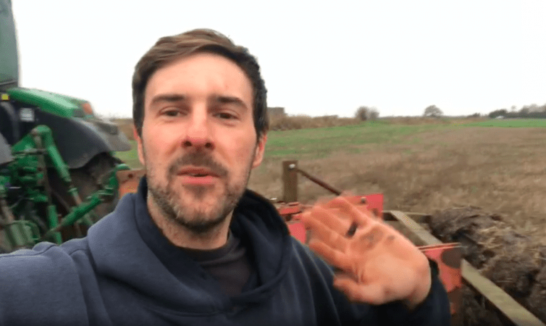 Farmer Luke shows us how farm implements are attached to a tractor ...